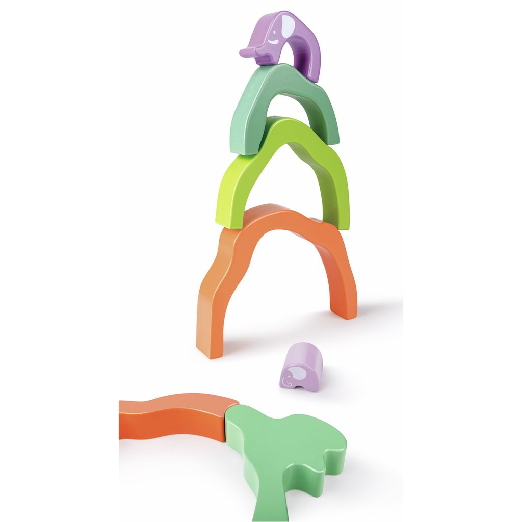 Safari Elephant Stacking Blocks | E0489