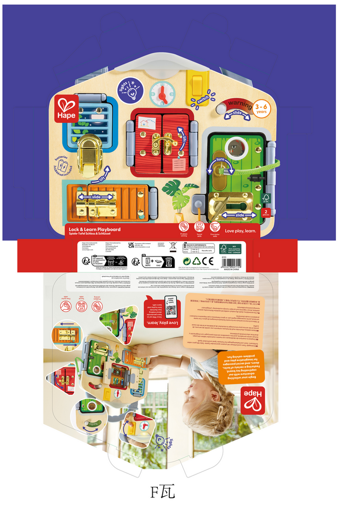 Lock & Learn Playboard | E1111