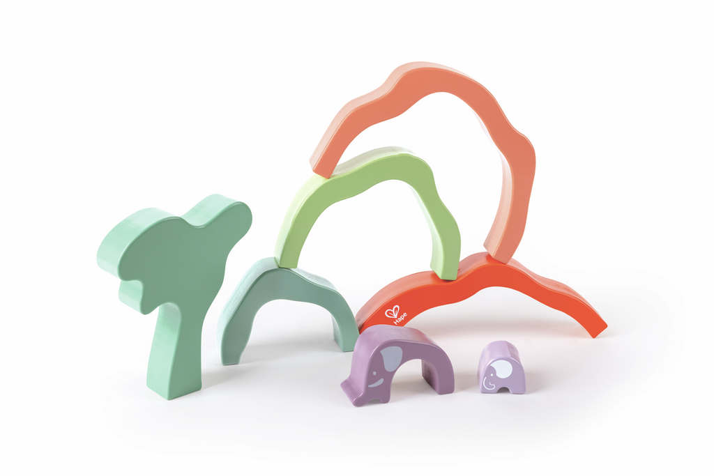 Safari Elephant Stacking Blocks | E0489