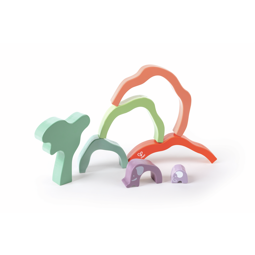 Safari Elephant Stacking Blocks | E0489